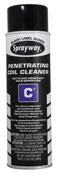 1Pack Sprayway SW287 Pentrating Coil Cleaner, Aerosol, 18 oz. - Walmart.com