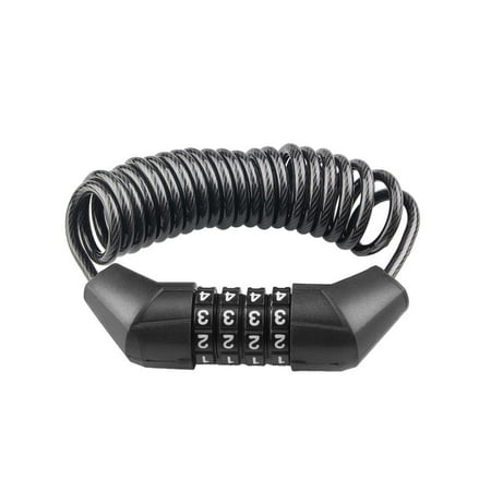 Sailomarn 4 Digit Code Combination Lock Resettable Bike Password Lock ...