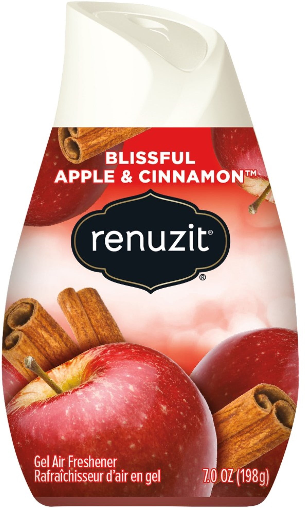 Renuzit Fresh Picked Collection Gel Air Freshener, Apple and Cinnamon 7 ...