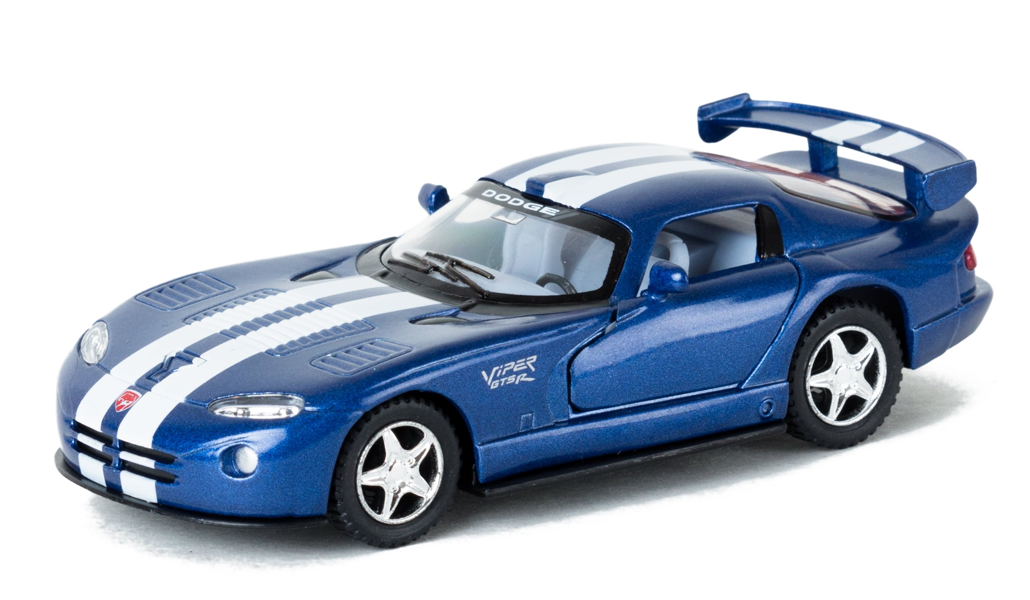1997 Dodge Viper Racing Stripes 5 inch Model Die Cast Car Blue White ...