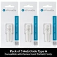 Silhouette America Autoblade 3 Pack Replacement Blades for Cameo 3 and ...