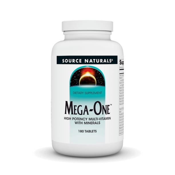 Suplemento Multivitamínico Source Naturals Mega One 180 comprimidos ...