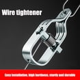10PCS Electric Fence Wire Tightener, Heavy Duty Cable Tensioner for ...