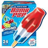 Bomb Pop Original Freeze Ice Pops, Frozen Freezer Dessert, 24 Pack ...
