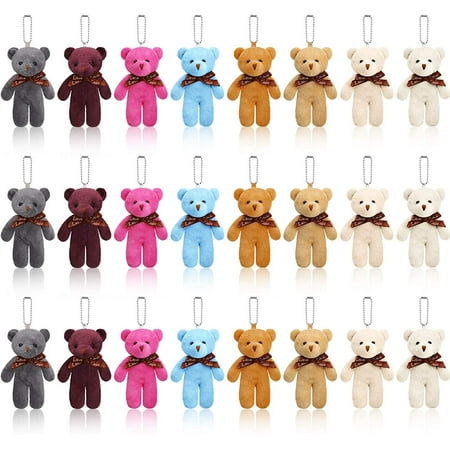 HHHC kylety 24 Pieces Mini Teddy Bear Toy 4.7 Inch HHHC tuffed Tiny ...