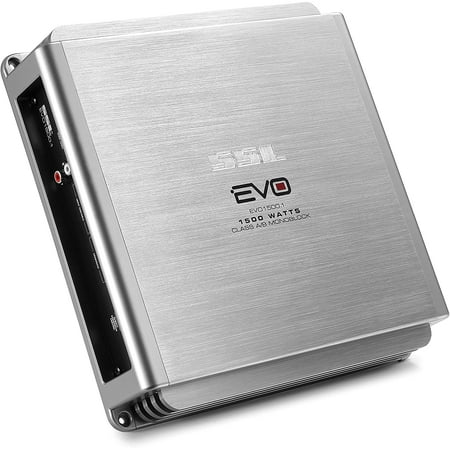 SSL EVO1500.1-1500 watt Mono, Class A/B, 2-8 Ohm Stable with Remote ...