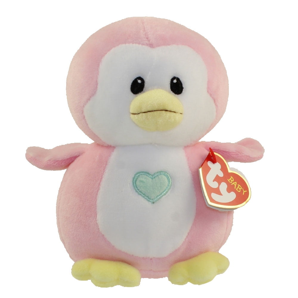 Baby TY - PENNY the Pink Penguin (Regular Size - 7 inch) - Walmart.com ...