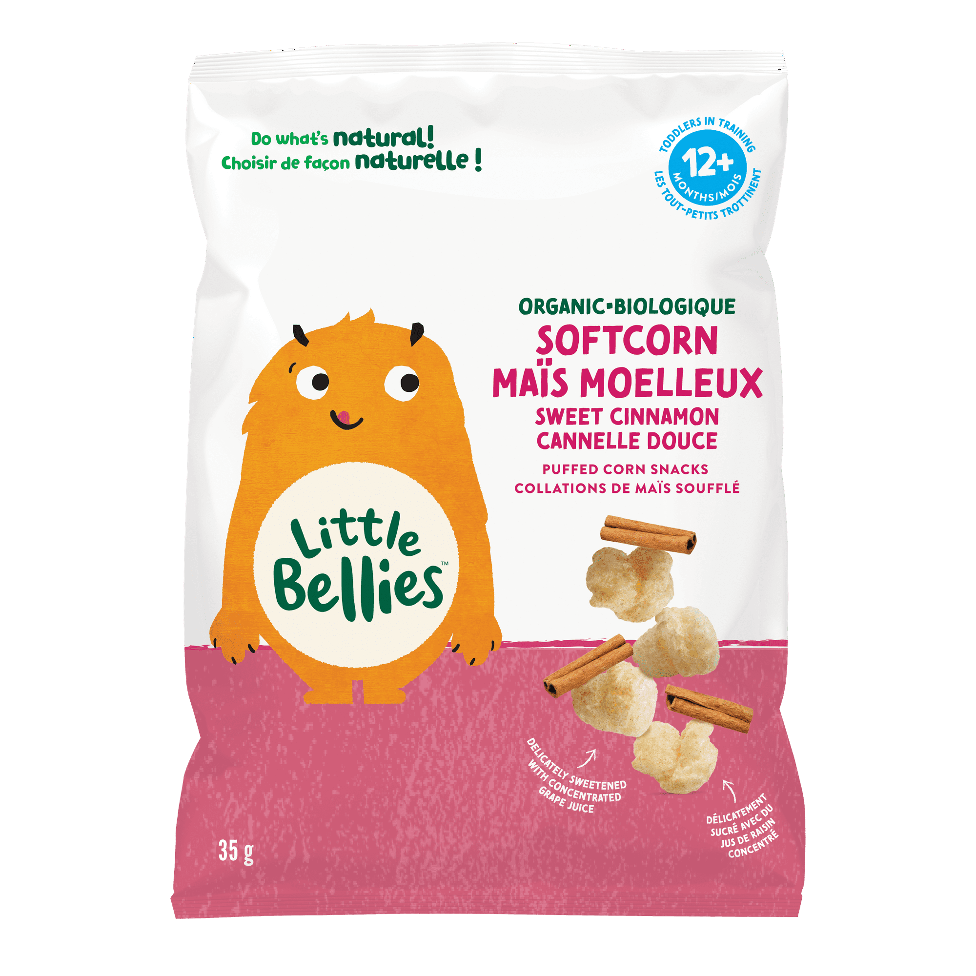 Click here for Little Bellies Organic Soft Corn Sweet Cinnamon Pu... prices