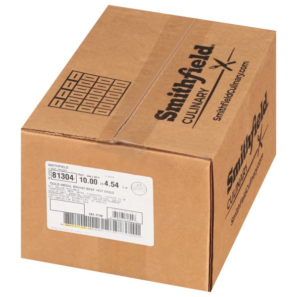 Farmland Gold Medal Beef Hot Dog - 5:1 - 1 each. - Walmart.com