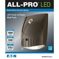 All Pro WP1050LPC 10 watt All-Pro LED Dusk-to-Dawn Wall Pack Bronze ...