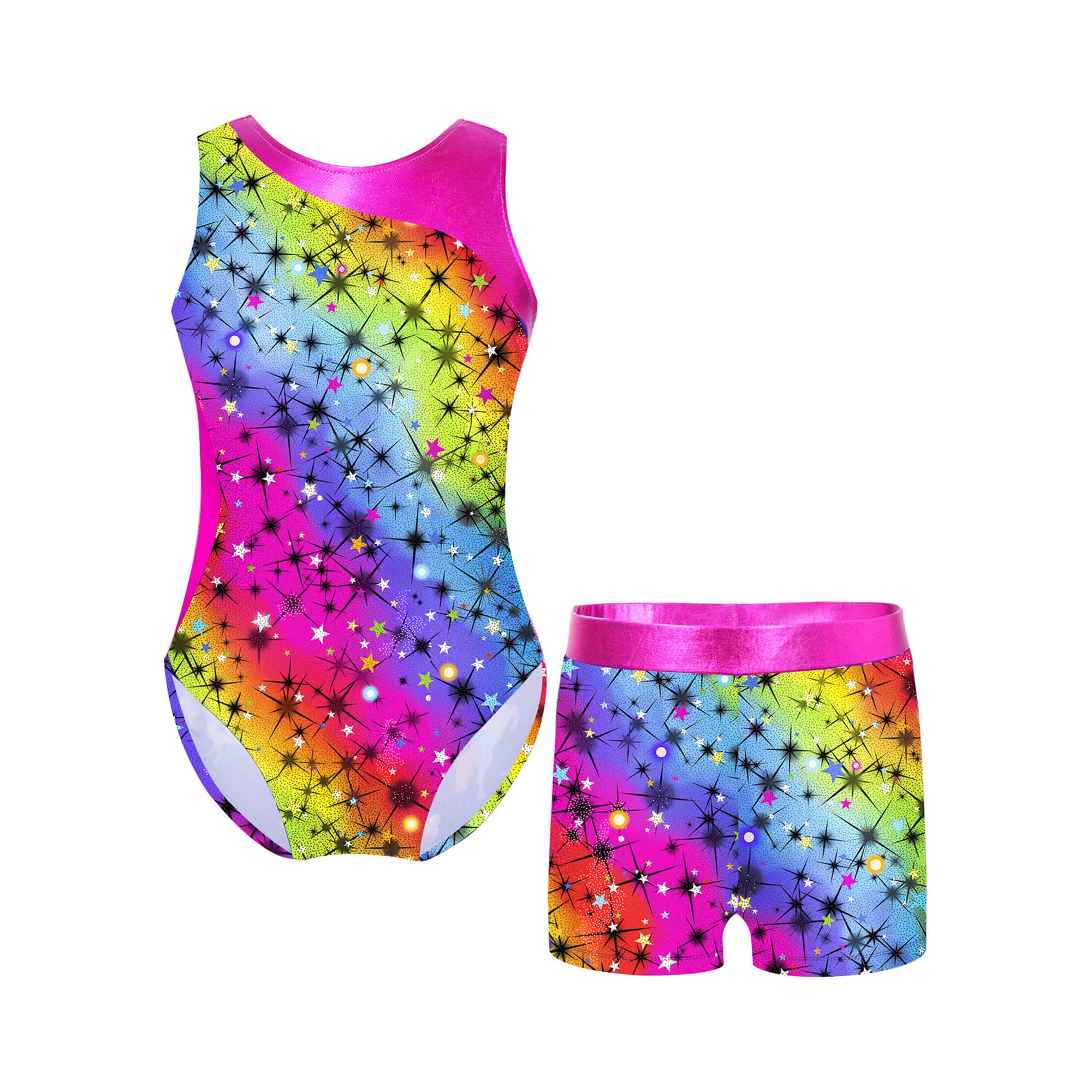 Click here for Hansber Kids Girls 2 Pcs Gymnastics Outfits Ballet... prices