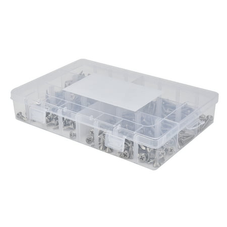 Tbest Screw Organizer Box, Practical Screws Boxed With Storage Box For ...