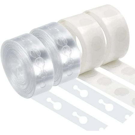 4 Rolls Balloon Glue Dots, 5m Balloon Tape Kit Double Holes Adhesive ...