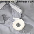 6/12 Rolls Disposable Collar Protector for Shirts, Shirt Collar ...