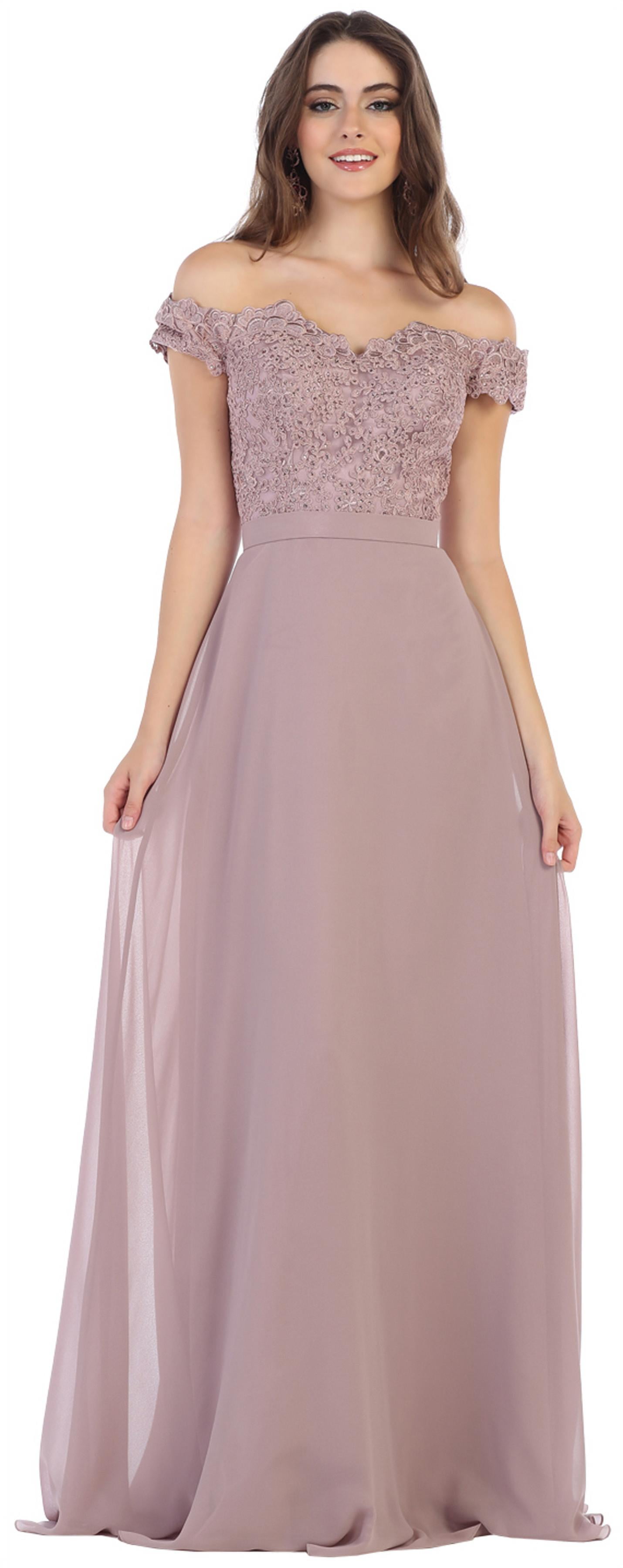 OFF THE SHOULDER PROM DRESS - Walmart.com