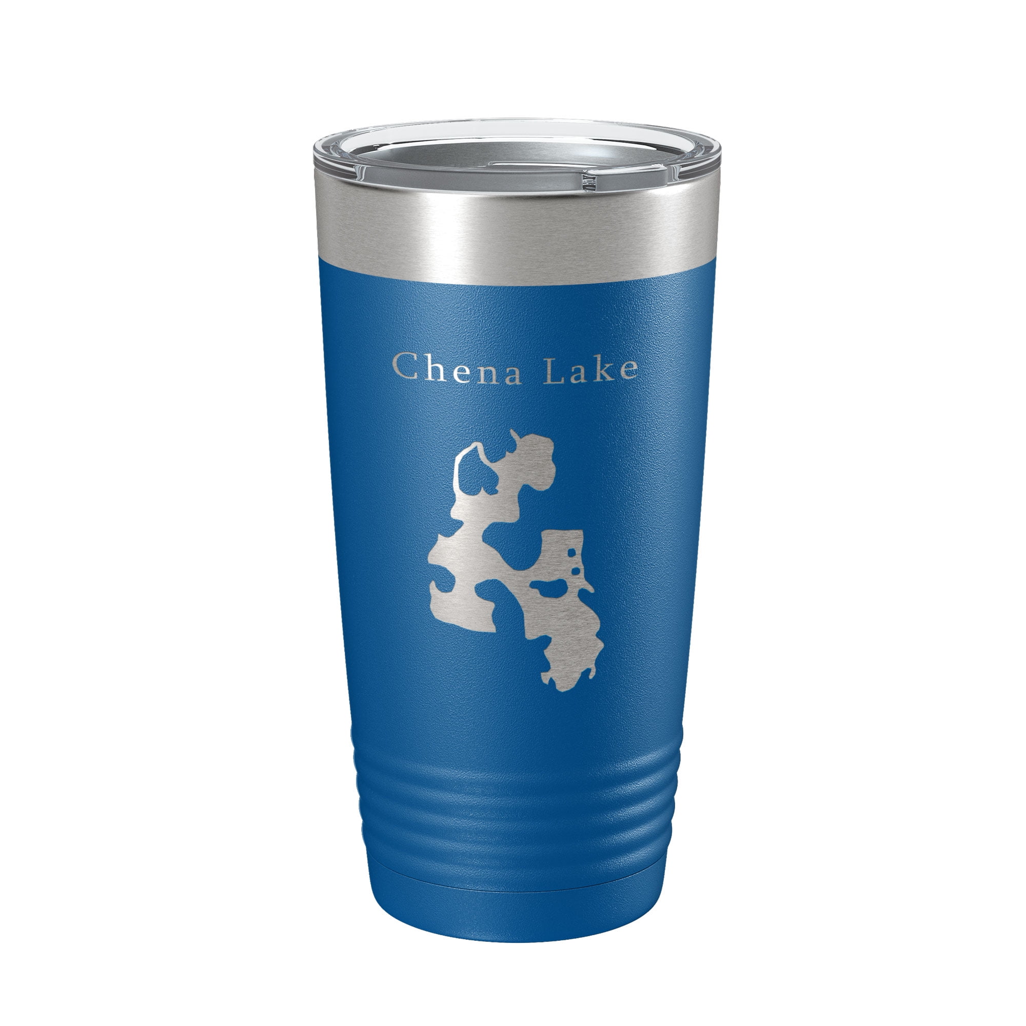 Chena Lake Map Tumbler Travel Mug Insulated Laser Engraved Coffee Cup ...