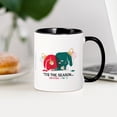 CafePress - Peanuts Tis The Season 11 Oz Ceramic Mug - 11 oz Ceramic ...