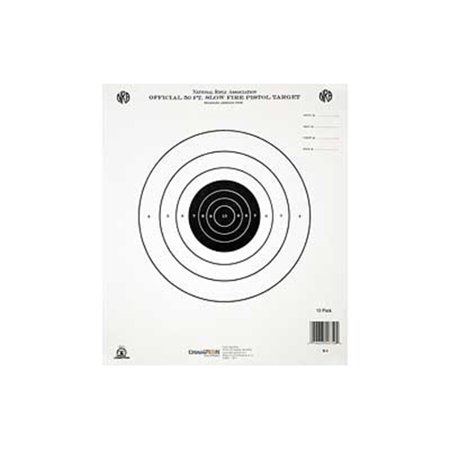Champion Traps and Targets GB2 NRA Target, 50 Feet Pistol Slow Fire ...