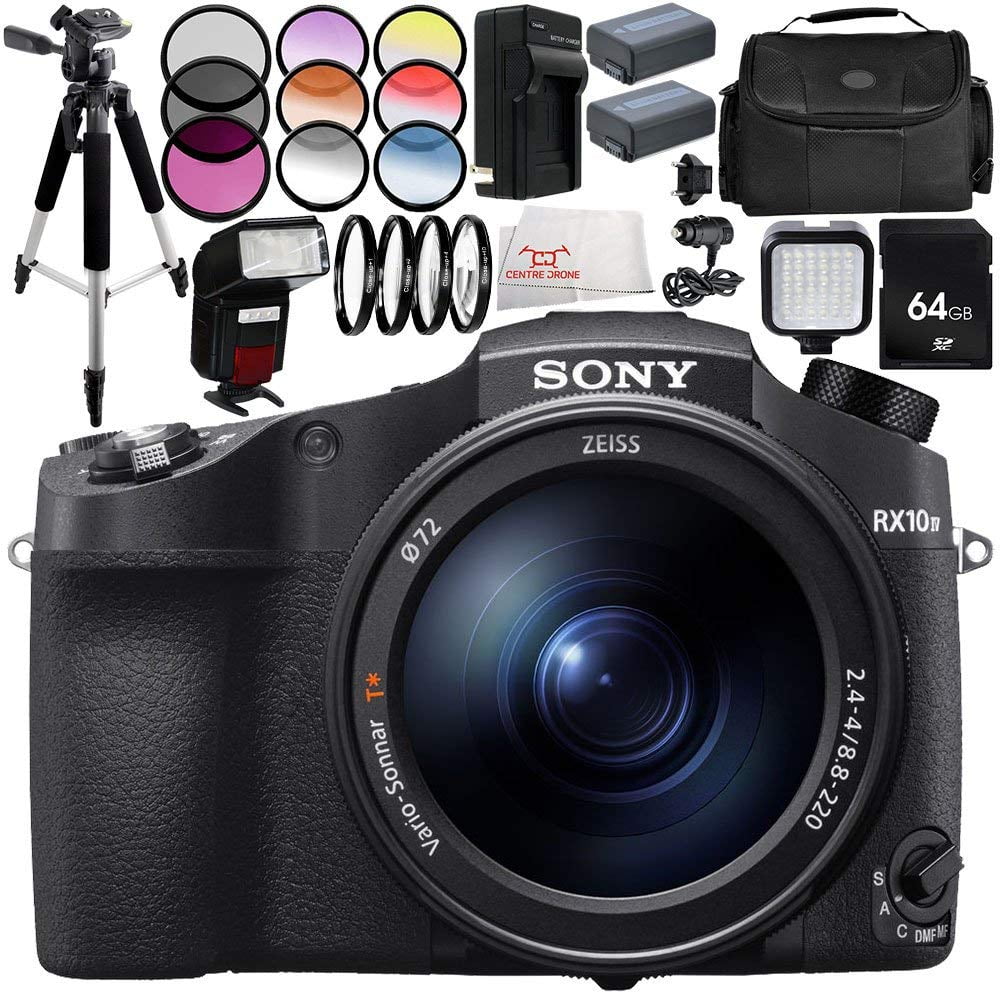 Sony Cyber-shot DSC-RX10 IV Digital Camera 13PC Accessory Bundle ...