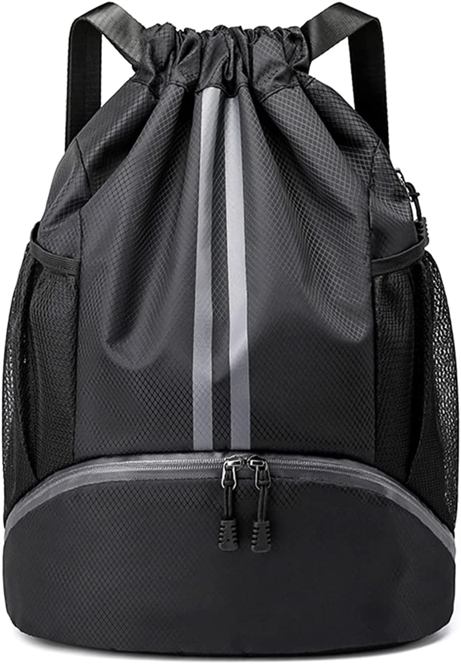 Swim Bag Sackpack, Lightweight Drawstring Backpack Training Gymsack ...