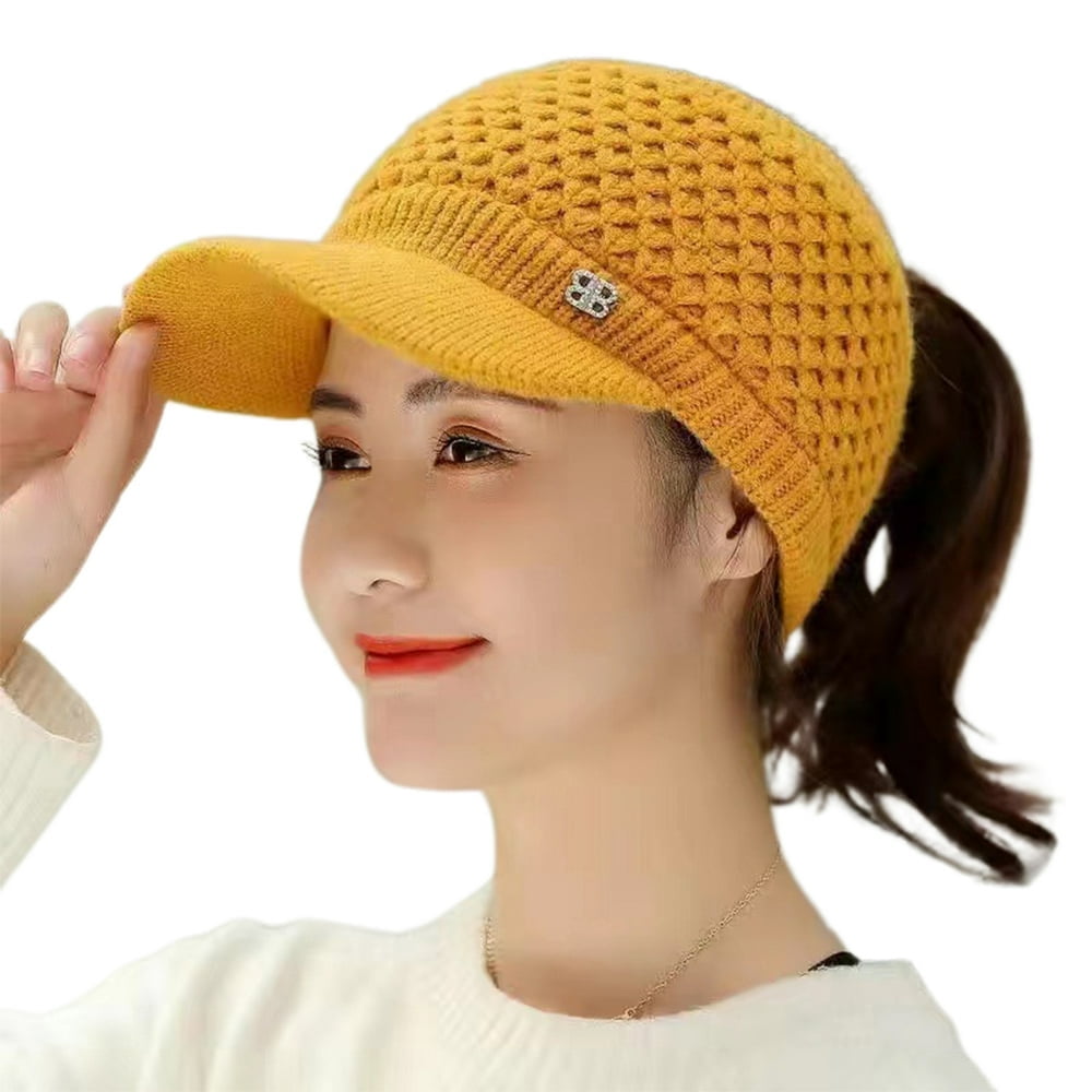 Click here for Generic Knitted Hat Empty Top Plush Lining Casual... prices
