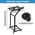Rack Mount DJ Mixer Stand Studio Equipment Adjustable Stage Cart w ...
