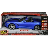 New Bright (1:8) Corvette Battery Radio Control Blue Sports Car, 60816U ...