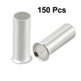 150Pcs EN2508 Tin Plating Non-Insulated Wire Ferrule Terminal Copper ...