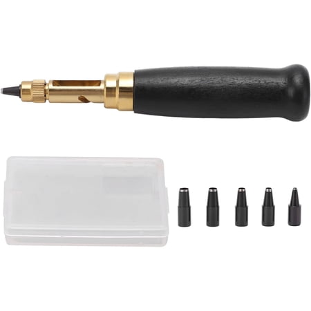 6pcs Adjustable Japanese Screw Punch,Leather Screw Punch Automatic ...