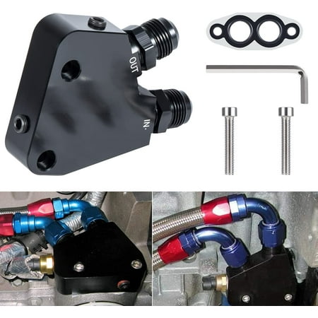 MX MING XING Oil Cooler Adapter Kit for GM LS LS1 LS2 LS3 LS6 LS7 LS9 ...