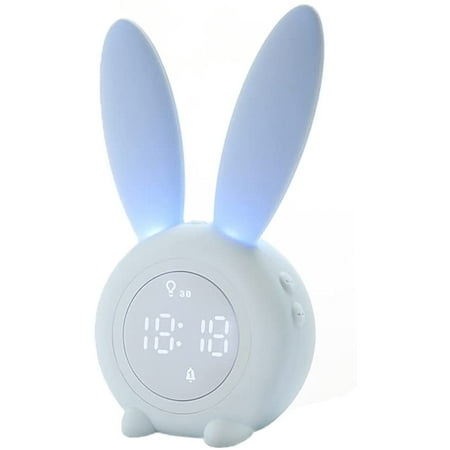 SAYDY Cute Rabbit Digital Alarm Clock, Wake Up Light, Snooze Fuction ...