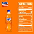 Fanta Zero Sugar Orange Fruit Soda 20 fl oz Bottle Caffeine-Free Fizzy ...