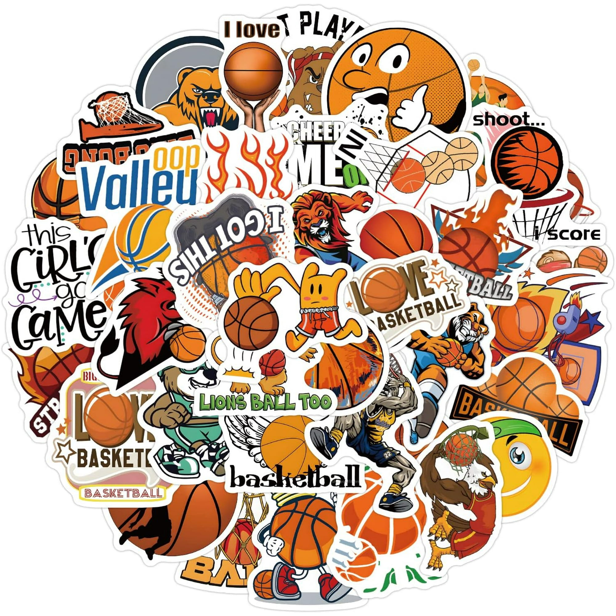 Click here for Ssuperp 50 Pcs Basketball Stickers  Basketball Fun... prices