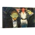 ARTCANVAS Jealousy 1907 Canvas Art Print by Edvard Munch - Size: 60" x ...