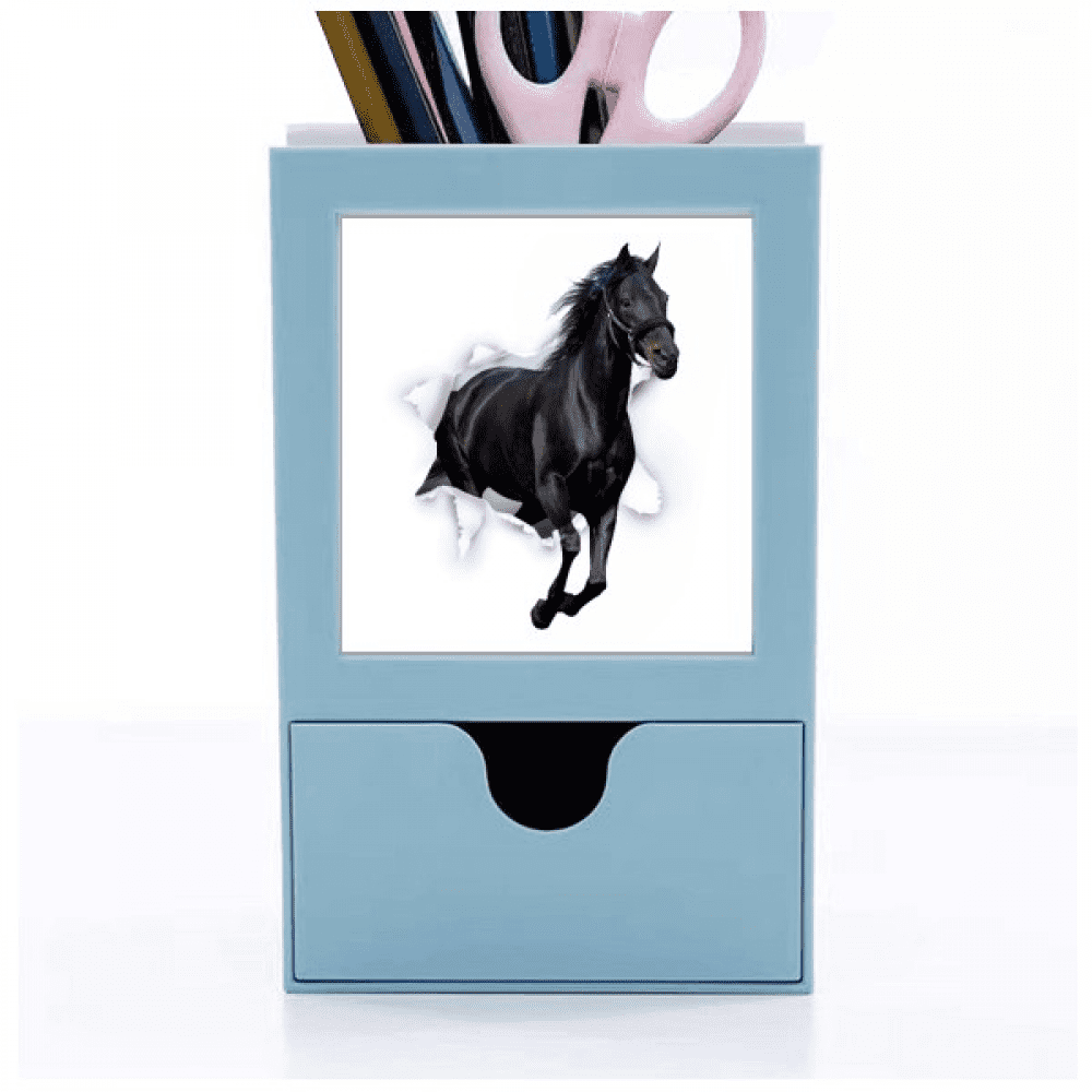Animal Paper Break Shocks Horses Desk Supplies Organizer Pen Holder ...