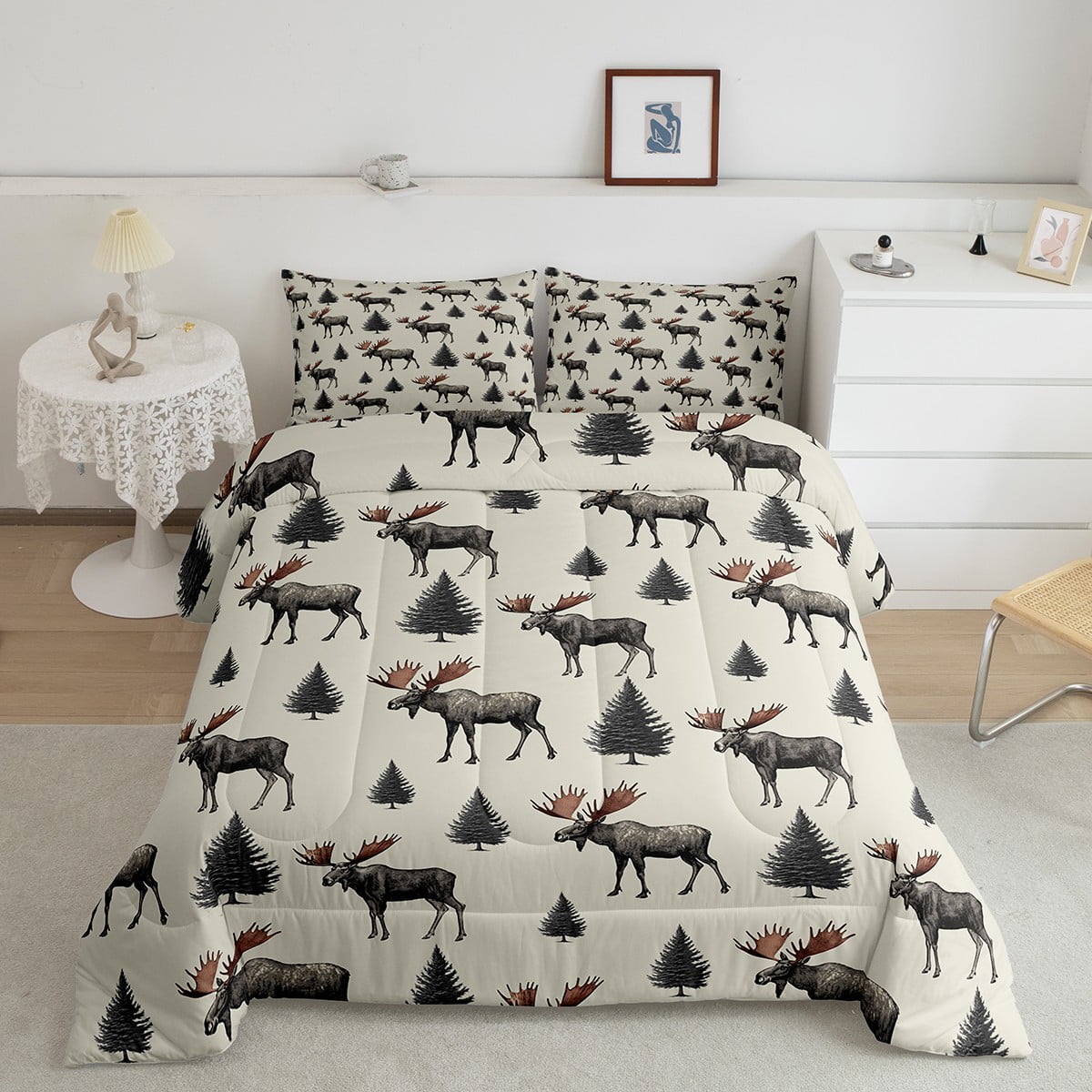 Click here for Erosebridal Deer Moose Comforter Sets Full Size  W... prices