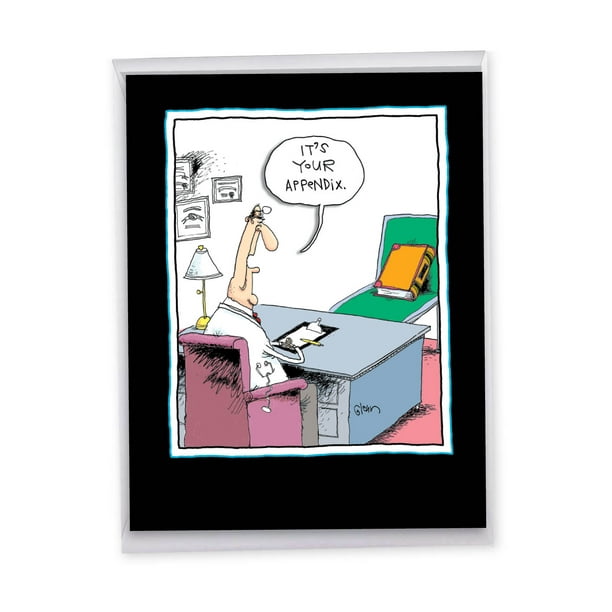 1 Jumbo Funny Get Well Soon Card with Envelope (8.5 x 11 Inch) - Your ...