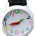 Teacher Students Sports Watch School Design Black Silicone Band Watch ...