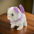 Plush Electric Cat Toy, Brown Cuddly Interactive Feline Playmates For ...