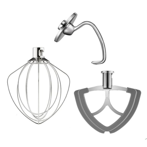 Mixers Attachment Flex Edge Beater Dough Hook K45ww 6-wire Whip For 4.5 ...