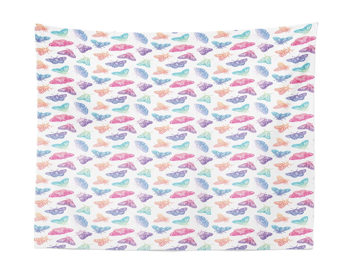 Floral Tapestry, Flower Doodles Illustrated by a Paintbrush Garden ...