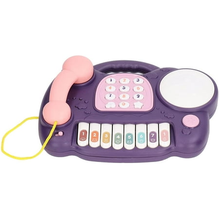 Piano Phone Toy, Landline Music Toy Pretend Keyboard Telephone Music ...