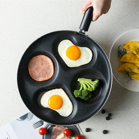 Spptty Frying Pan,Non-Stick Pan,Multifunction Four Hole Breakfast ...