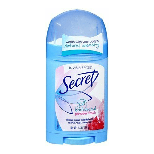 Secret Anti-Perspirant Deodorant Invisible Solid PH Balanced Powder ...