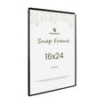 Podronale 16x24 Picture Snap Frame, Black Poster Frame for Wall ...
