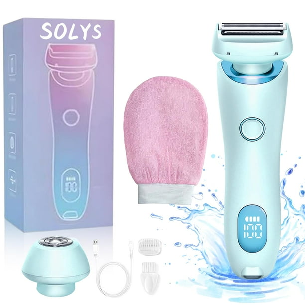 Afeitadora eléctrica WEERSHUN Solys Pro Glide Razor Women 3.0 Blue ...