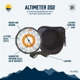 Sun Company Altimeter 202, Analog Altimeter and Barometer, Reads Altitude 0-15,000 Feet ...