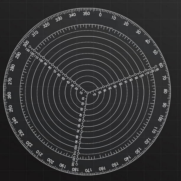 MesaSe Center Finder Clear Acrylic Drawing Circles Ruler Woodworking ...
