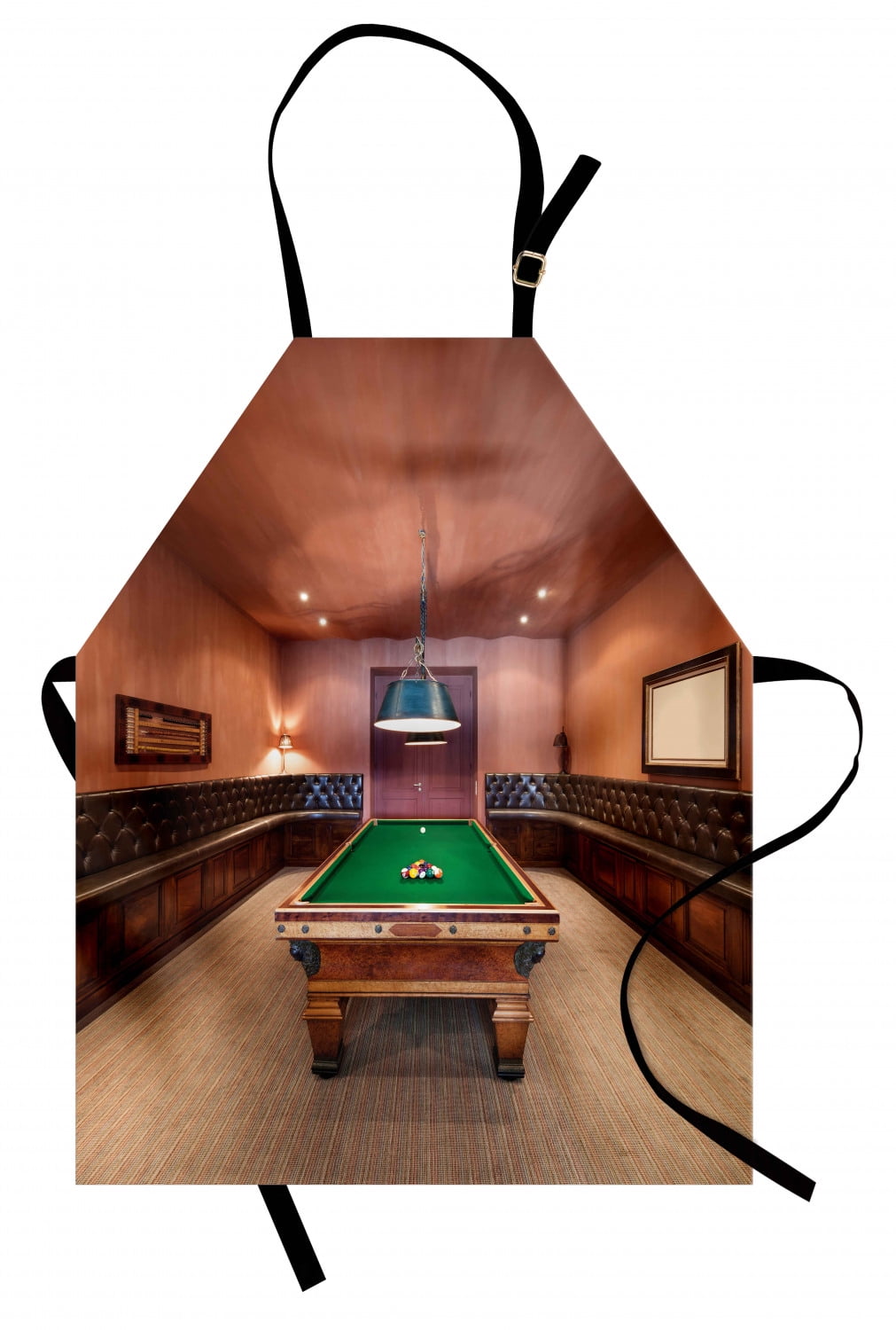 Modern Apron Entertainment Room in Mansion Pool Table Billiard ...