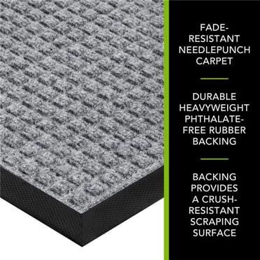 Apache Mills Squares Mat, Onyx, 2-Feet by 3-Feet - Walmart.com